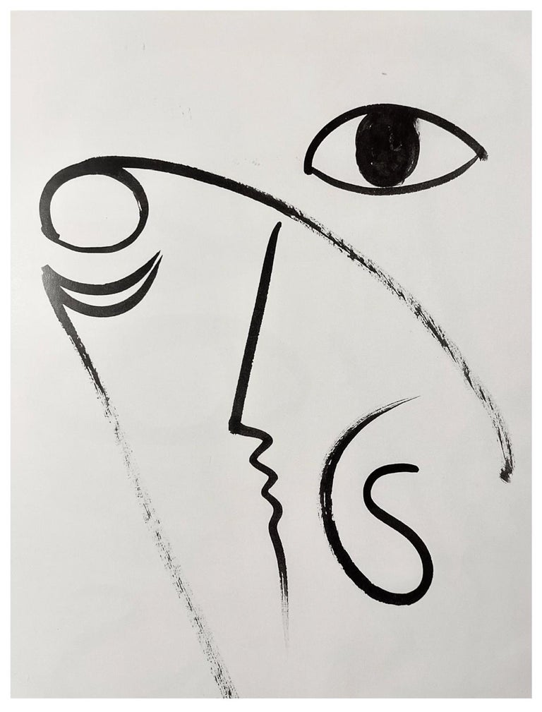 Strong-Cuevas Drawing "Seesaw" 2005 India Ink For Sale at 1stDibs