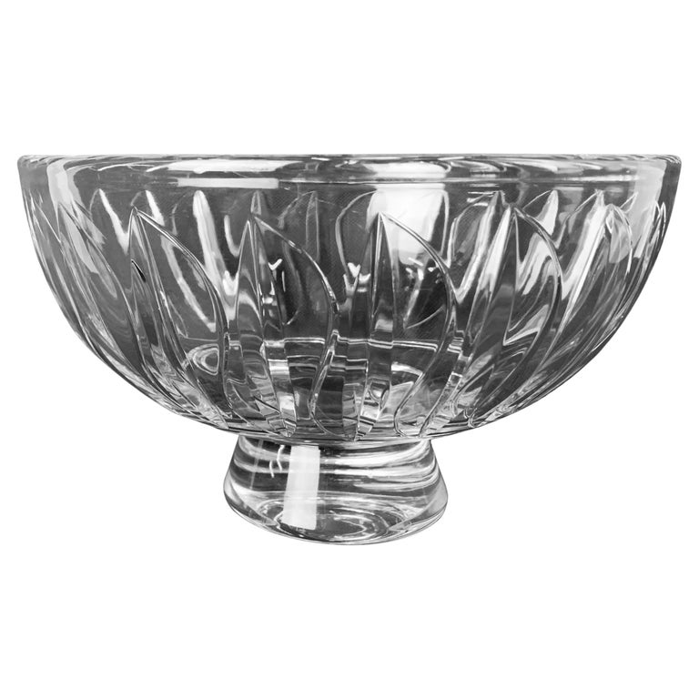 Glass Clear Cut Crystal Bowl by Stuart in the Hampshire Pattern-England ...