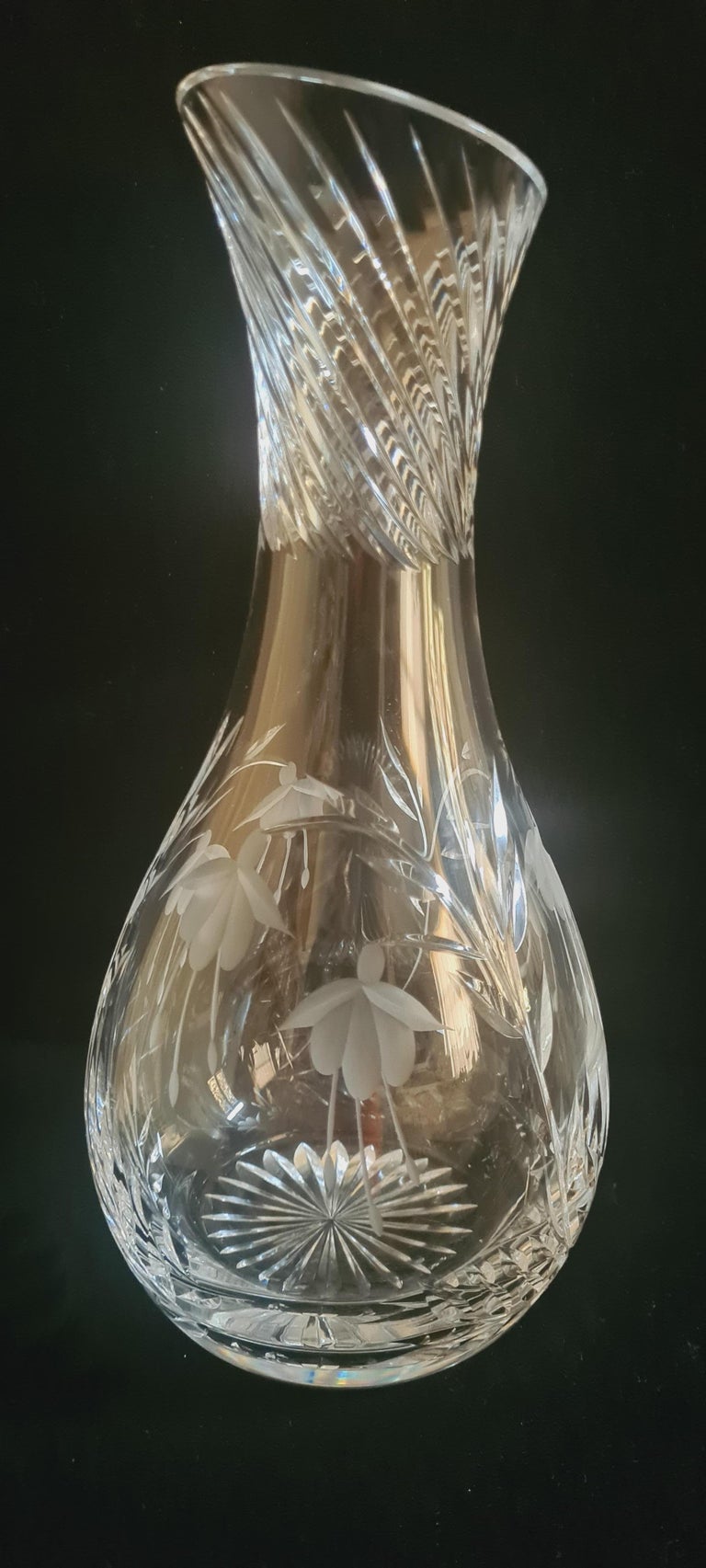 Vitange Stuart Crystal Cascade Fuchsia Vine Set For Sale at 1stDibs ...