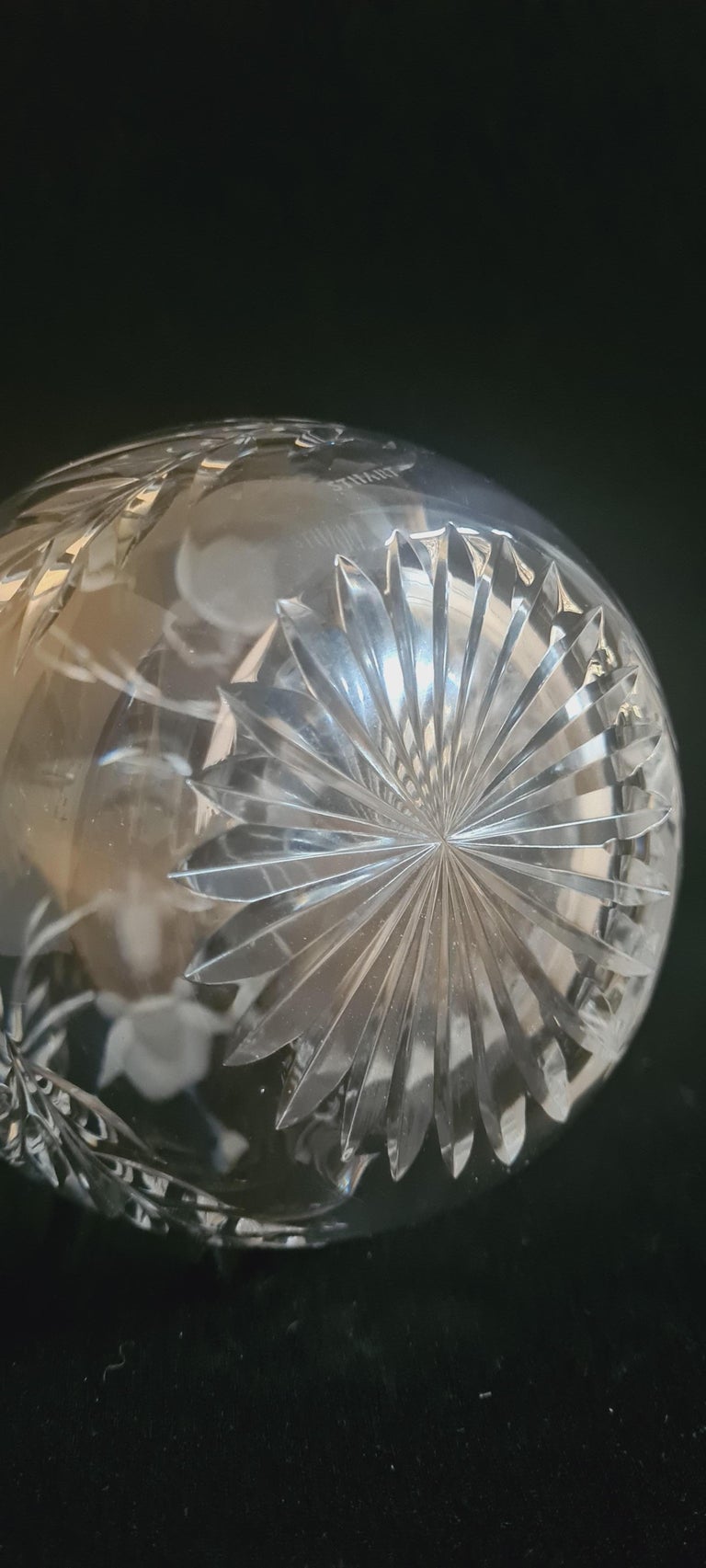 Vitange Stuart Crystal Cascade Fuchsia Vine Set For Sale at 1stDibs ...