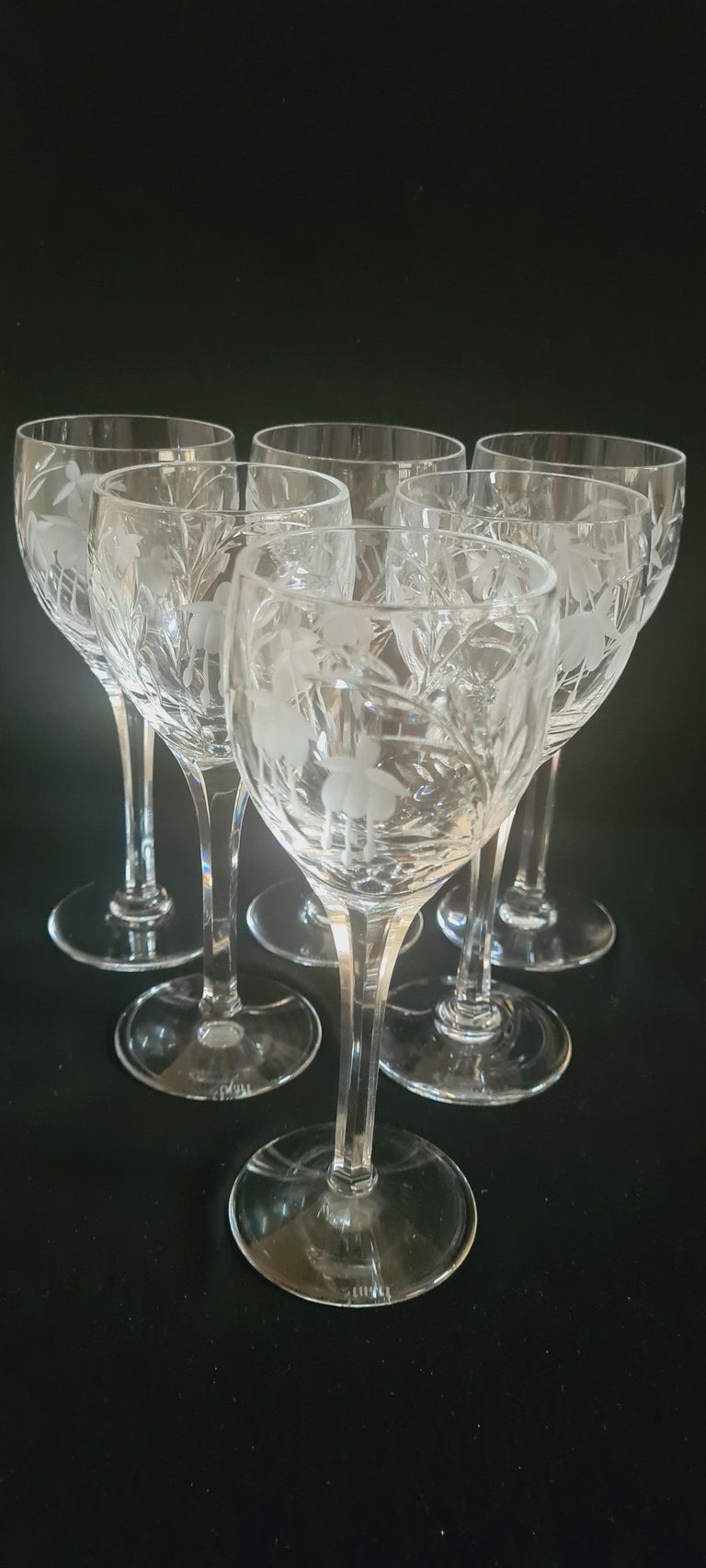 Vitange Stuart Crystal Cascade Fuchsia Vine Set For Sale at 1stDibs ...