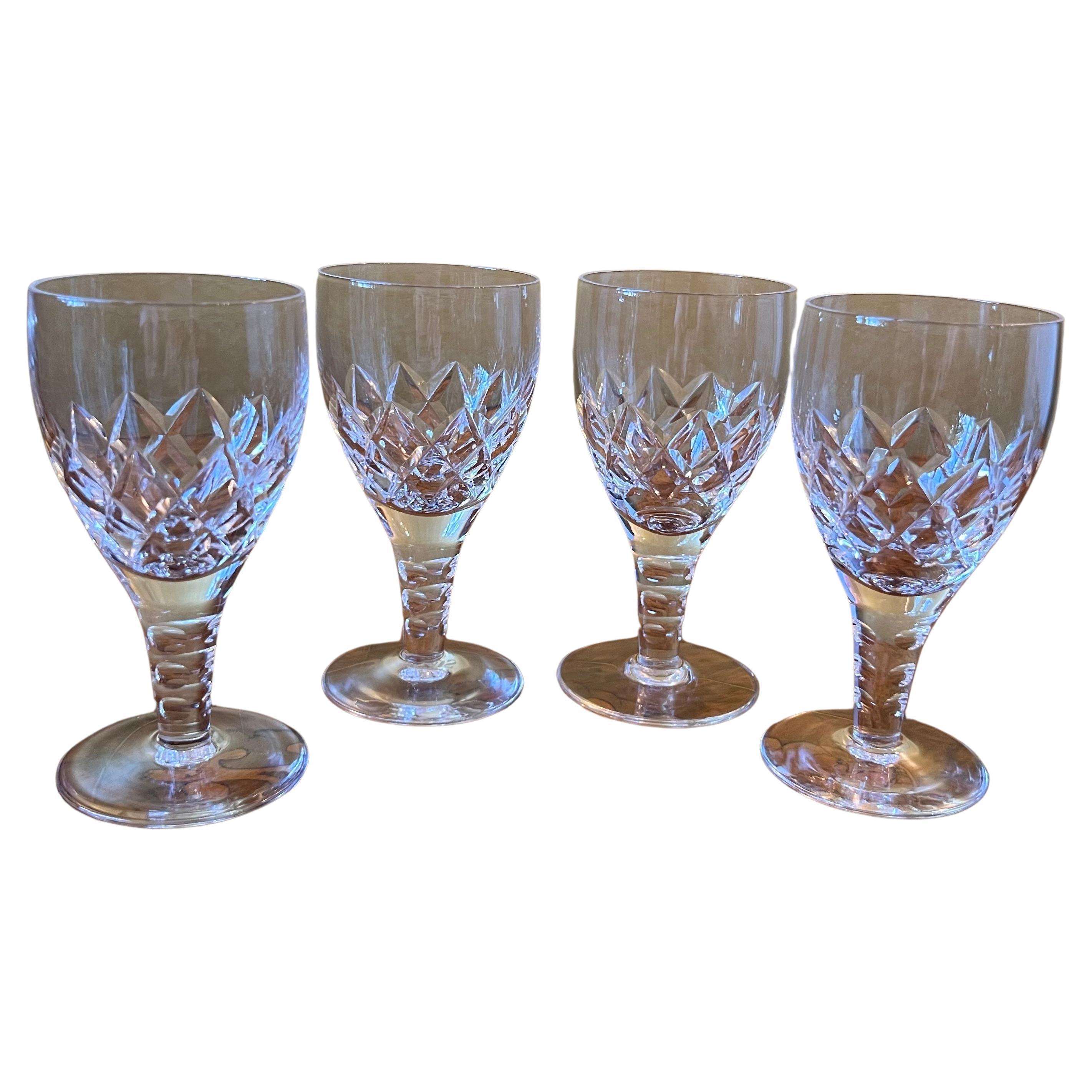 Stuart Crystal Sherry Glasses Set Of Four For Sale at 1stDibs
