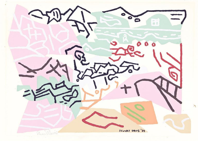 Stuart Davis - Landscape, Bass Rocks For Sale at 1stDibs