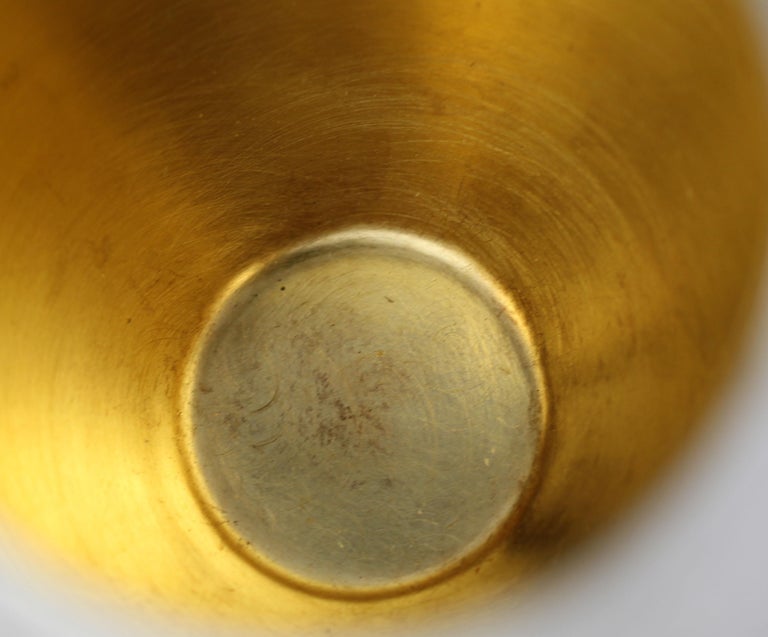 Stuart Devlin, Vintage Sterling Silver, Gilt Whiskey Cup, Goblet ...