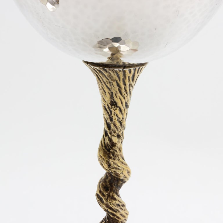 Stuart Devlin Vintage Sterling Silver Pair of Champagne Flutes 1973 For ...