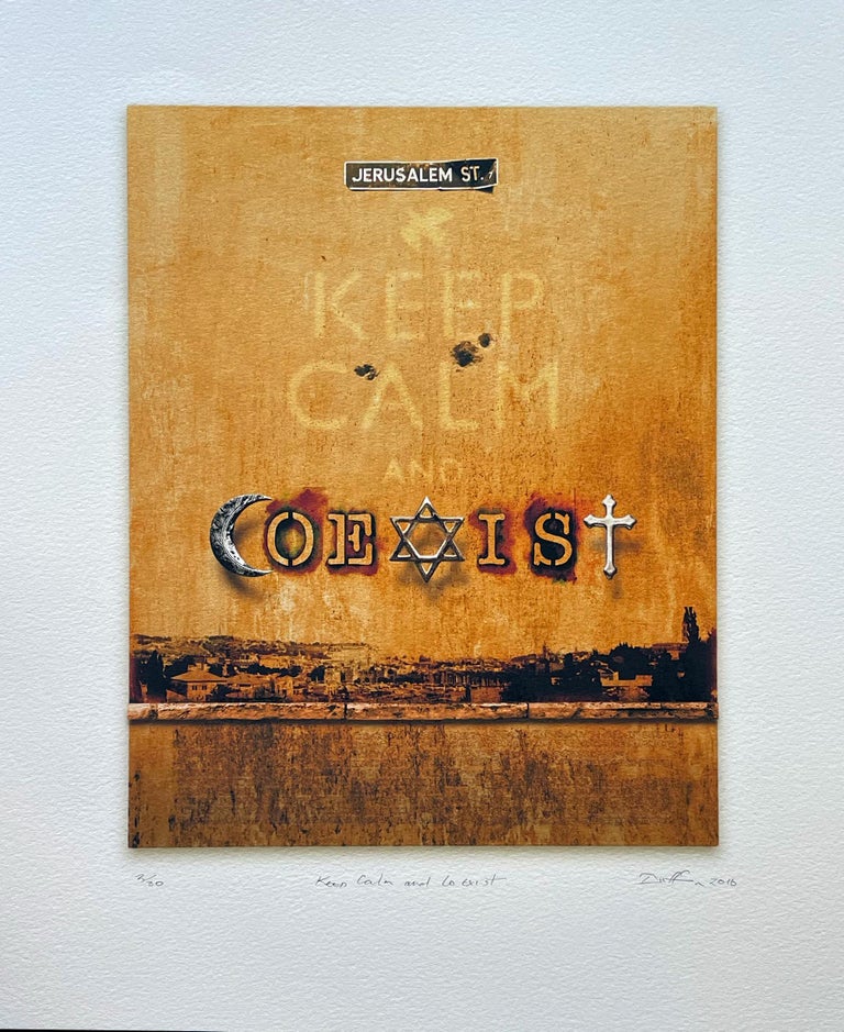 Stuart Duffin - Keep Calm and Coexist For Sale at 1stDibs
