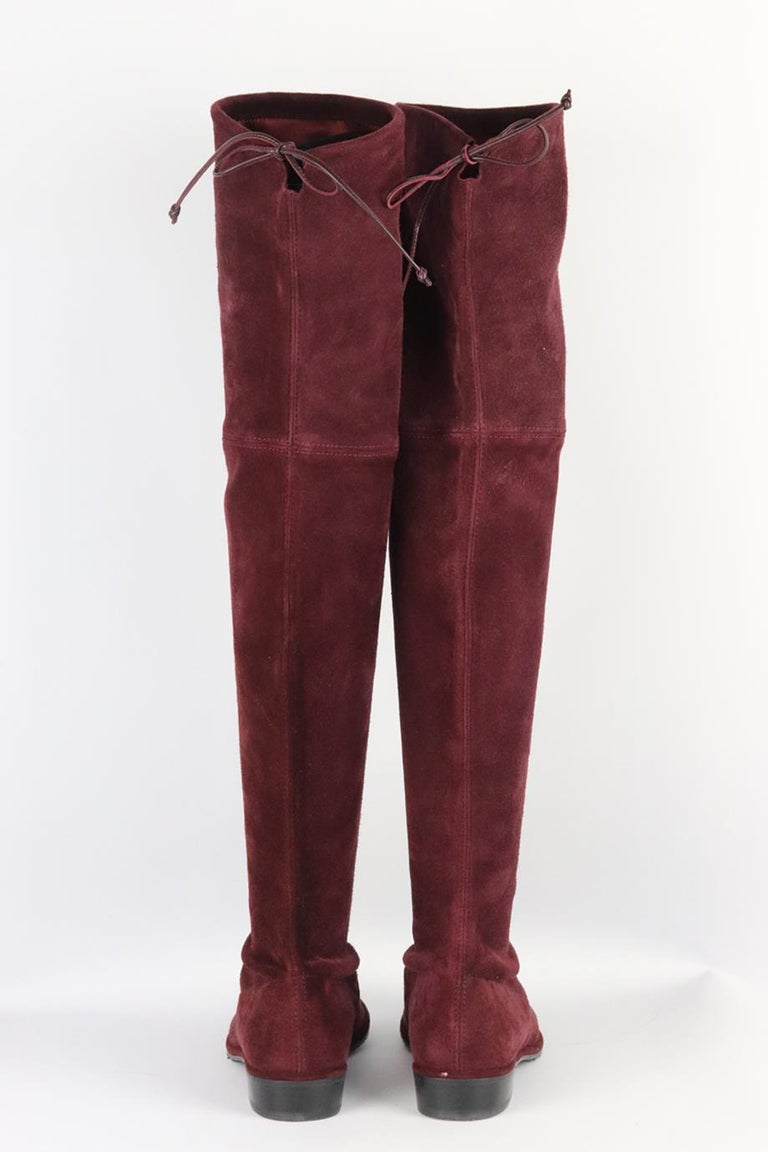 Stuart Weitzman Stretch Suede Over The Knee Boots Eu 37 Uk 4 Us 7 For ...