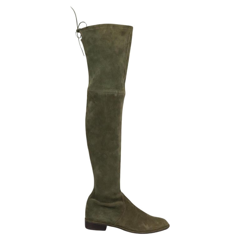 Stuart Weitzman Stretch Suede Over The Knee Boots Eu 37 Uk 4 Us 7 For ...