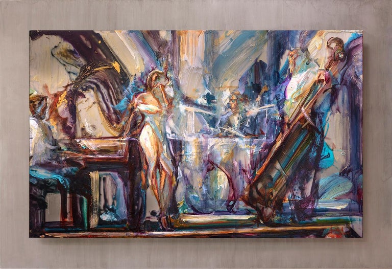 Stuart Yankell - Zen Quartet - Mounted on Metal For Sale at 1stDibs