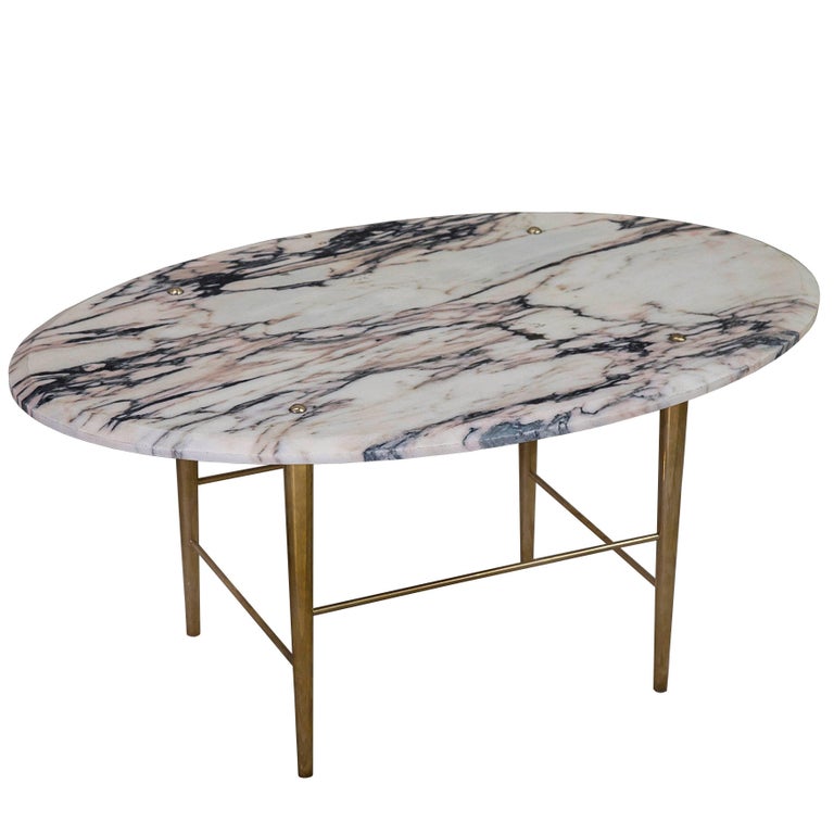 Stud Coffee Table by Lind and Almond in Vulcanatta Marble and Polished ...