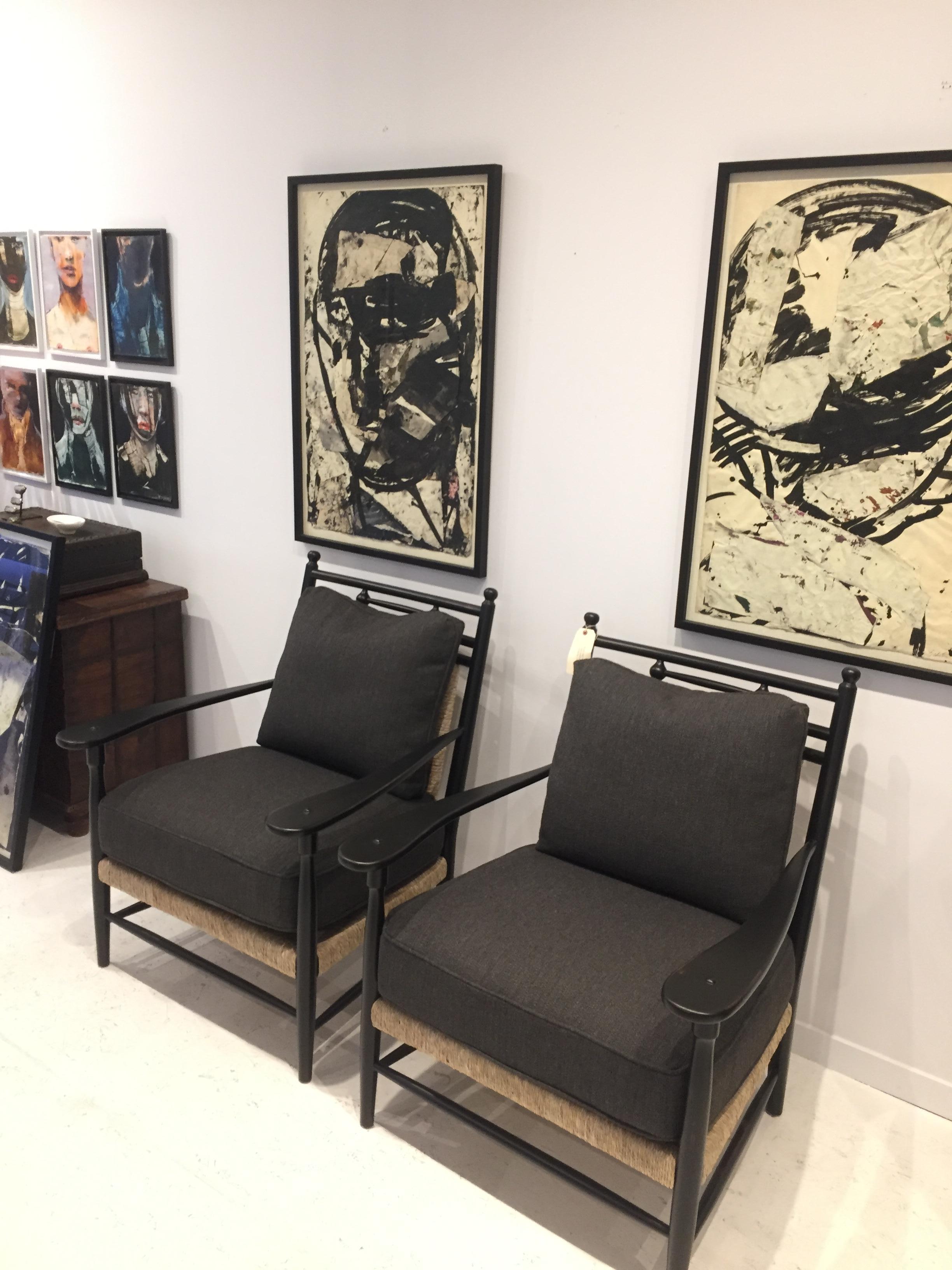 Studio 6F x Cottage Home Westhampton Rush Armchair, Pair at 1stDibs