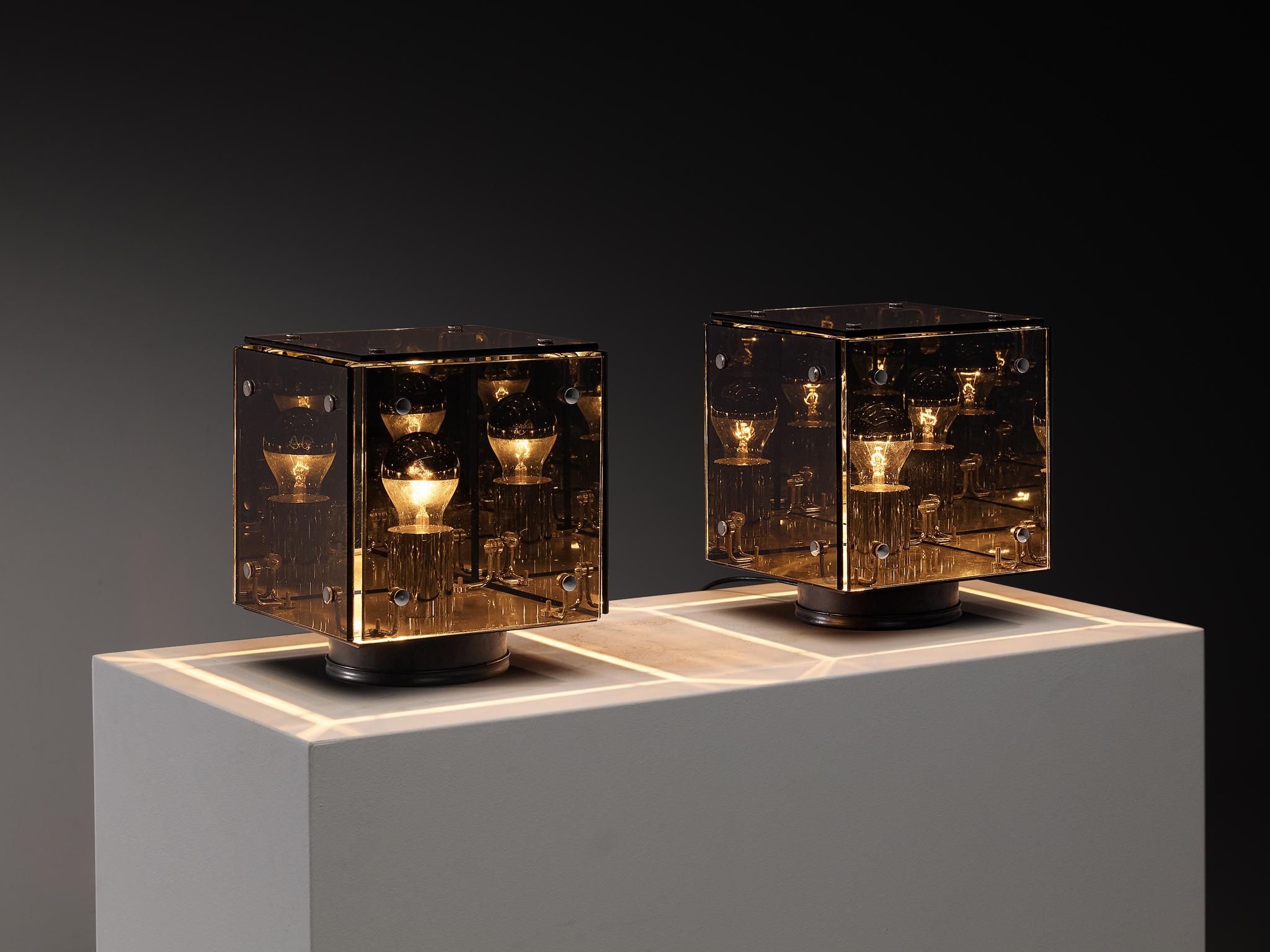 Studio A.R.D.I.T.I. for Nucleo Sormani 'Prismar' Table Lamps in ...