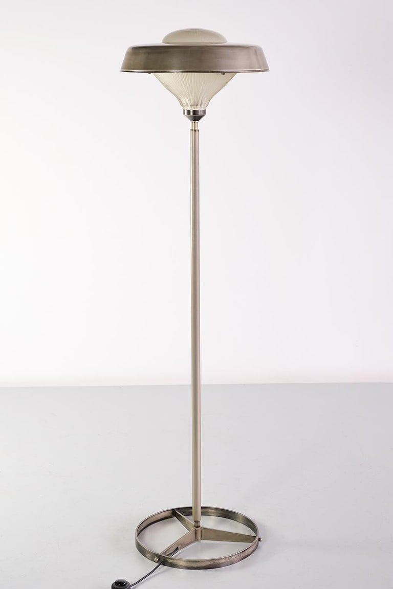 Studio BBPR 'Talia' Floor Lamp in Steel and Glass, Artemide, Italy ...