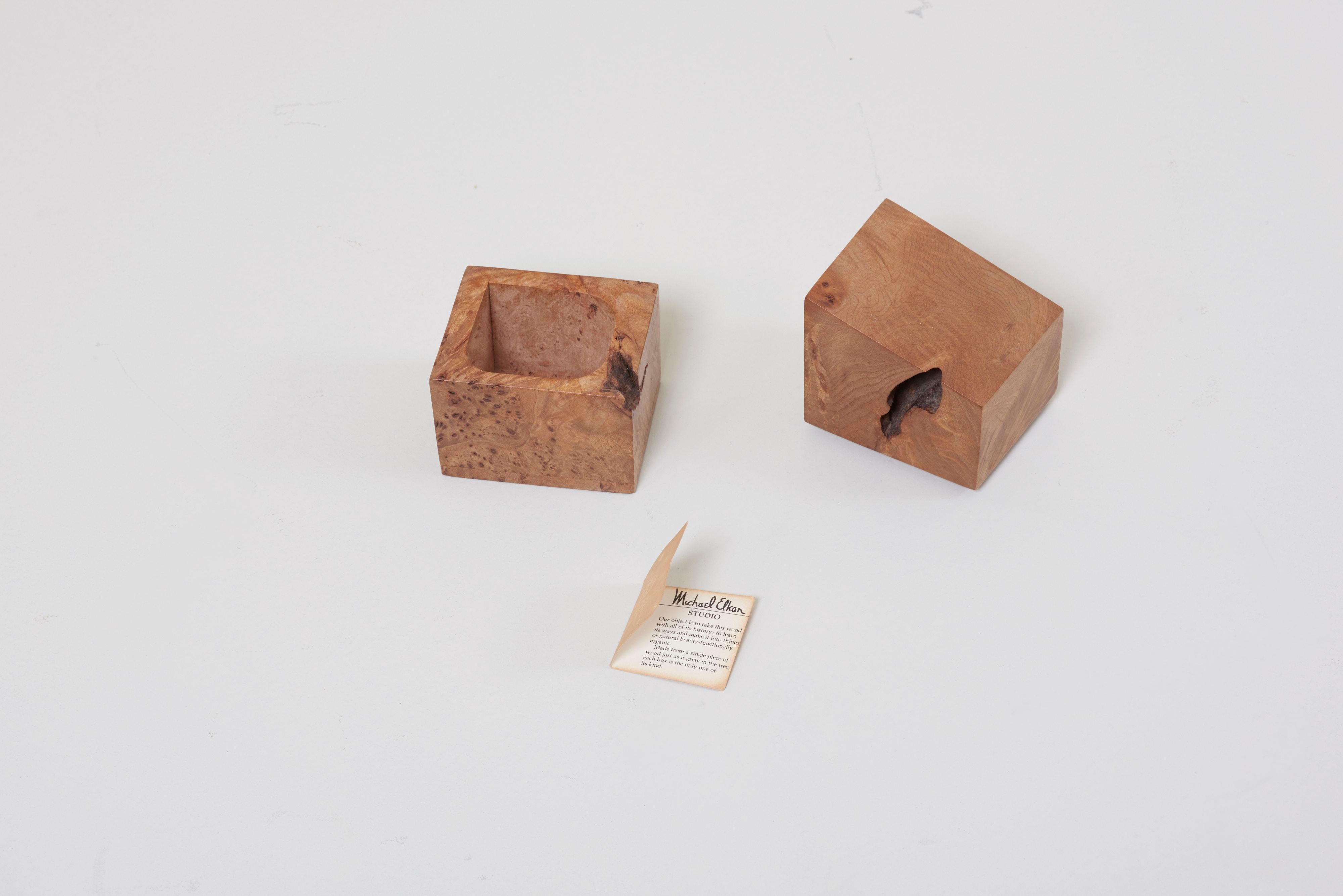 Studio Box by American Craftsman Michael Elkan, Us 'No 3' For Sale at ...