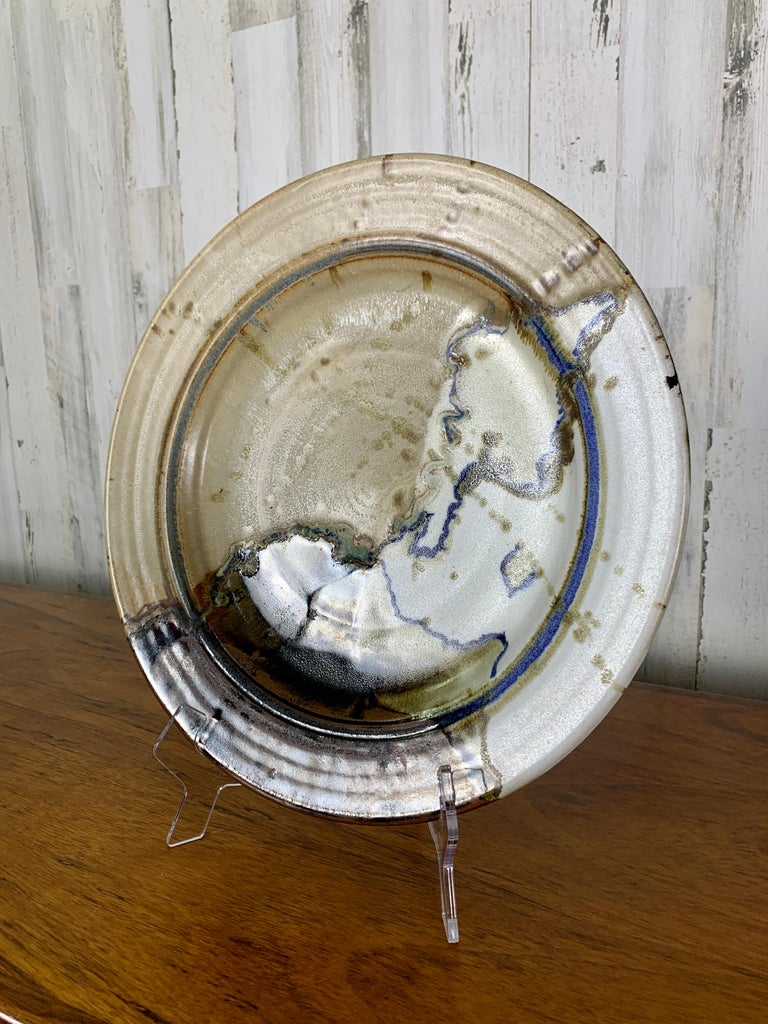 Studio Ceramic Charger For Sale at 1stDibs