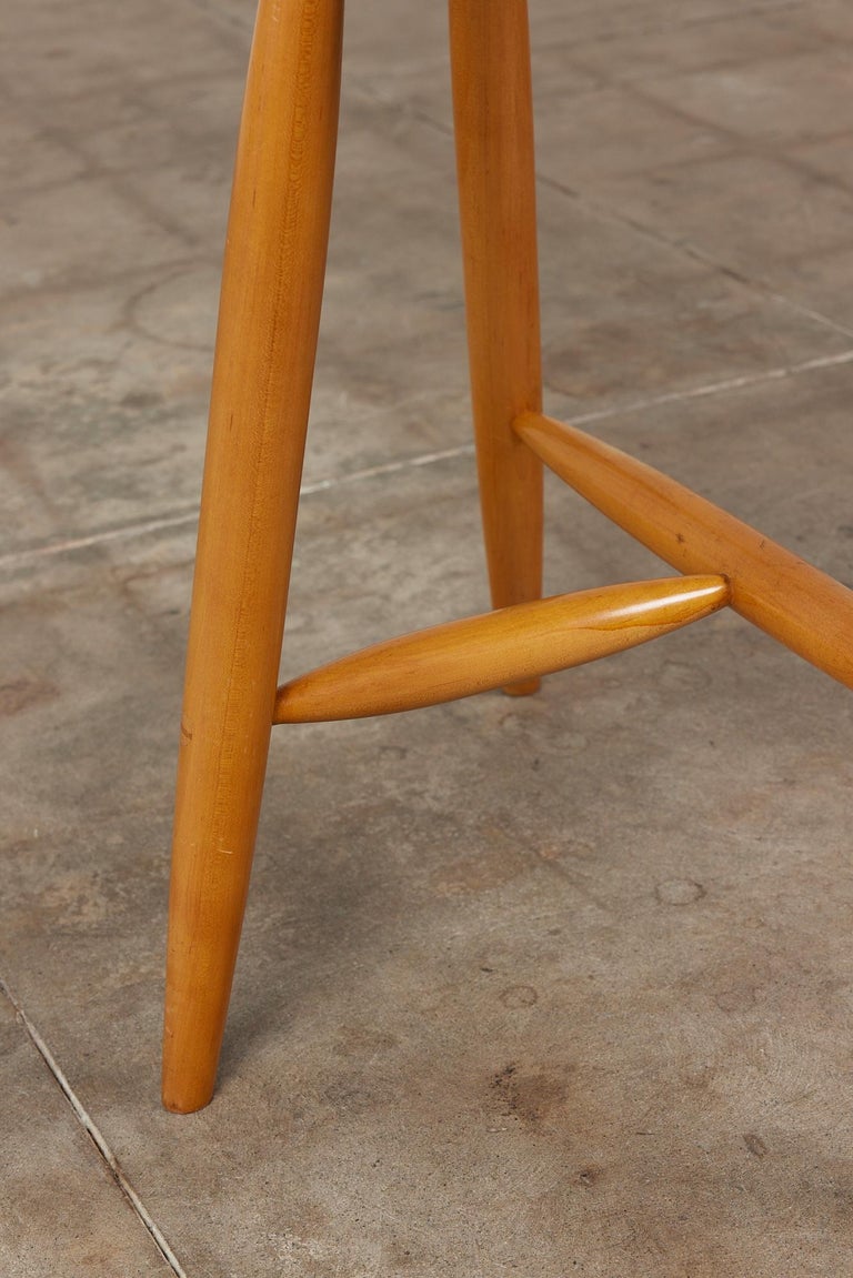 Studio Craft Crescent Tripod Stool For Sale at 1stDibs
