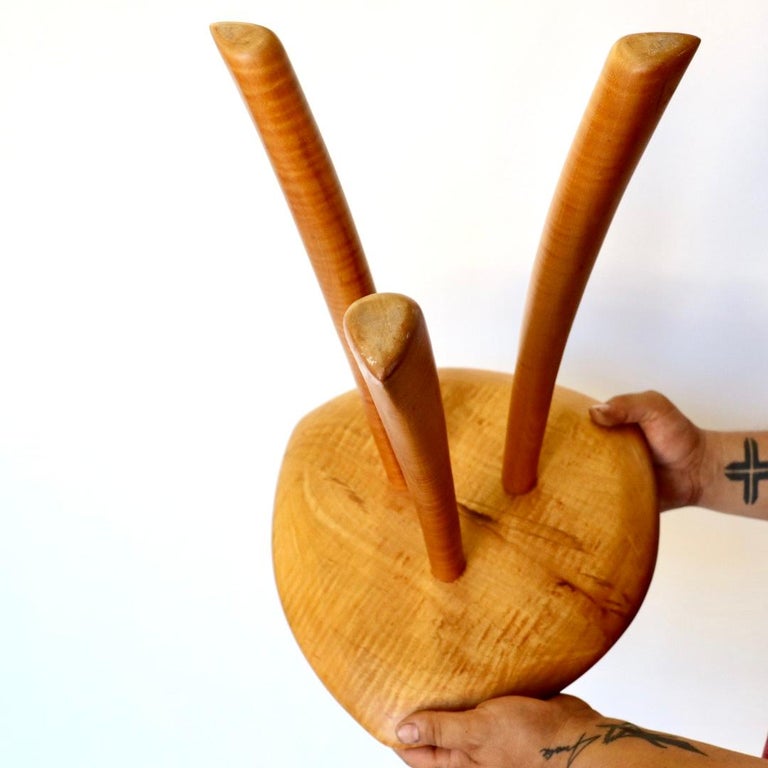 Studio Craft Stool or Side Table by Steven Spiro For Sale at 1stDibs