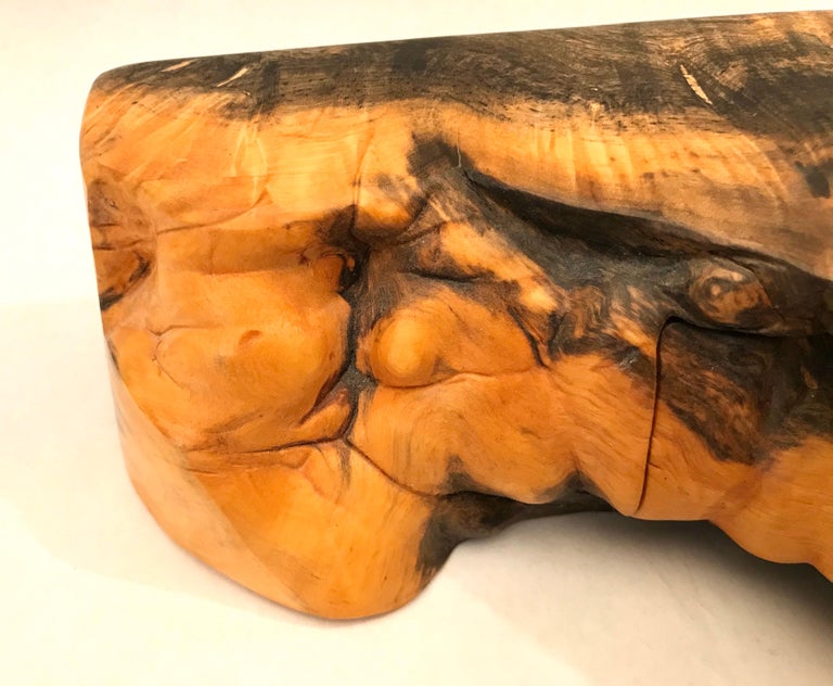 Studio Craft Wood Box For Sale at 1stDibs