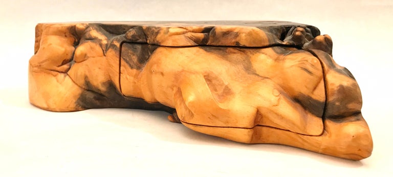 Studio Craft Wood Box For Sale at 1stDibs