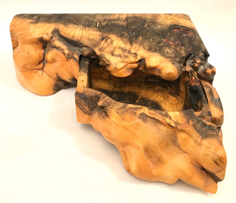 Studio Craft Wood Box For Sale at 1stDibs