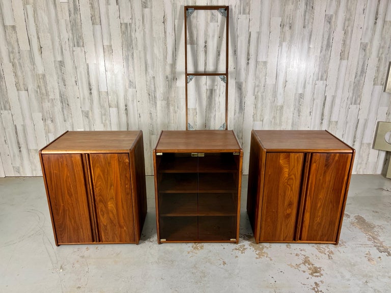 Studio Crafted Modular Media Credenza For Sale at 1stDibs
