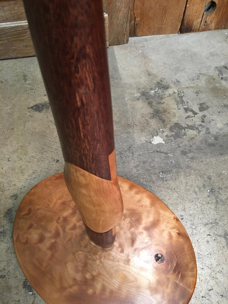 Studio Crafted Side Table by Mitch Goldstein, 1982 For Sale at 1stDibs