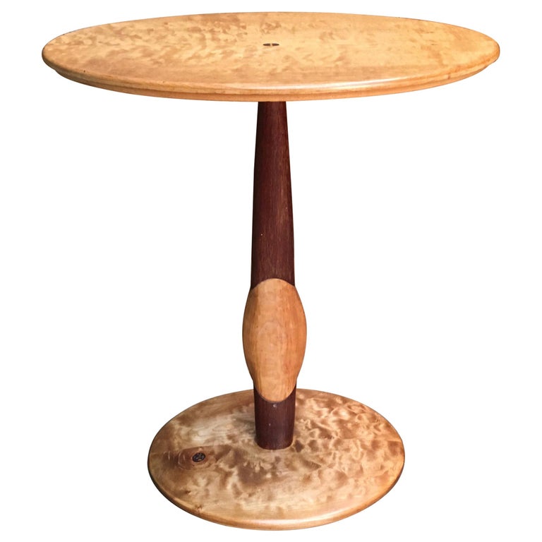 Studio Crafted Side Table by Mitch Goldstein, 1982 For Sale at 1stDibs