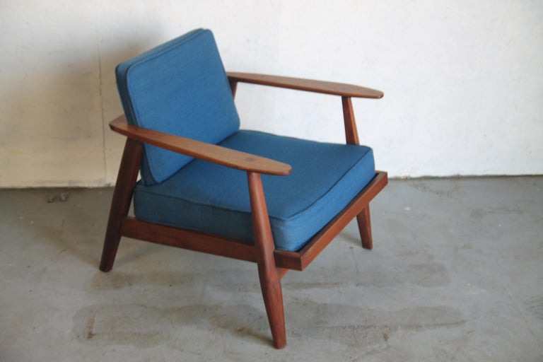 Studio Designed Midcentury Lounge Chair For Sale at 1stDibs