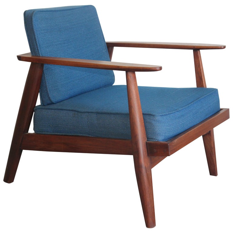 Studio Designed Midcentury Lounge Chair For Sale at 1stDibs