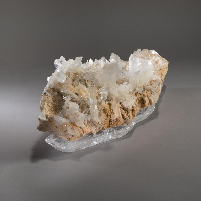 Studio Greytak 'Himalayan Quartz on Crystal Base' Meru Peak Clear ...