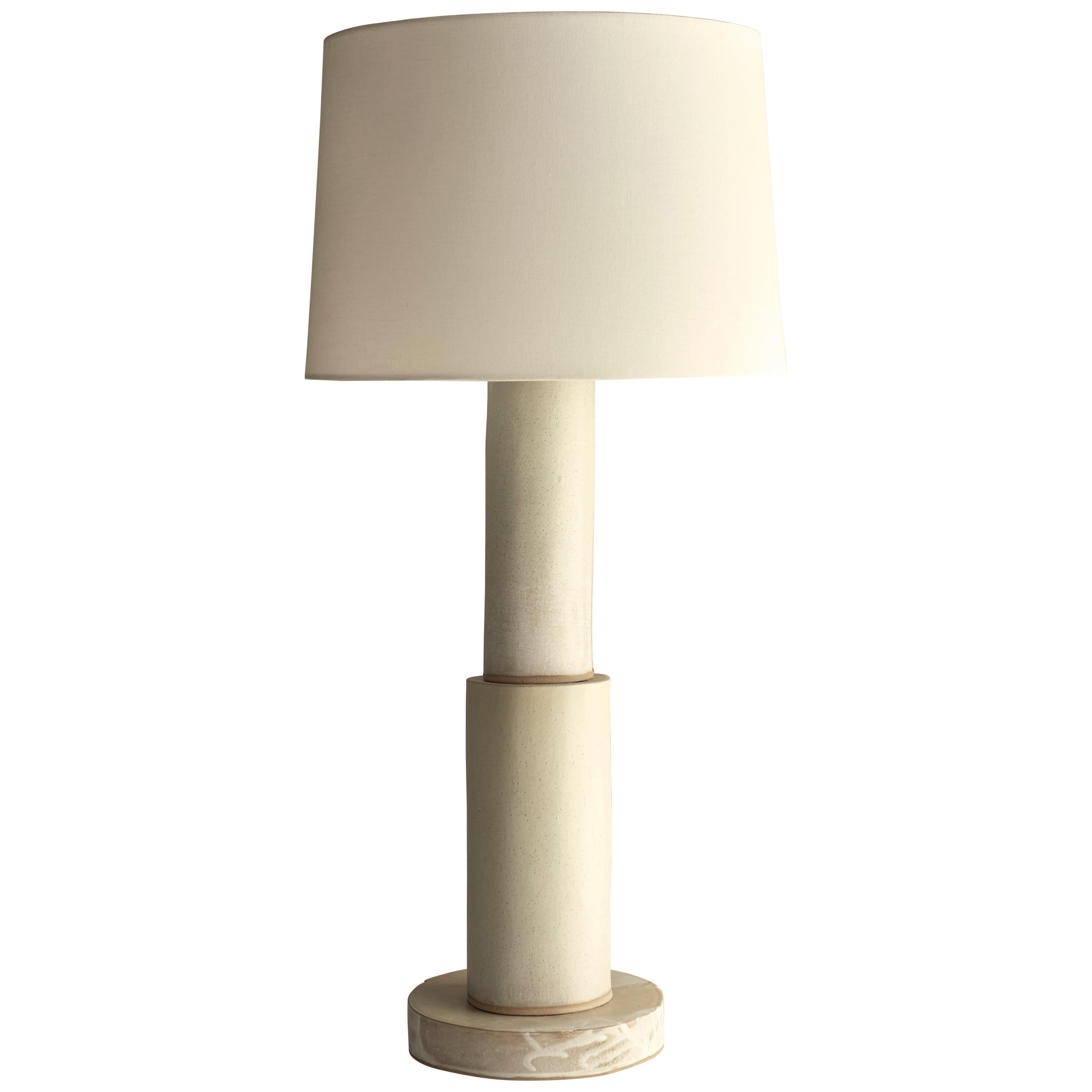 Studio Lamp, Ceramic Sculptural Table Lamp by Dumais Made at 1stDibs
