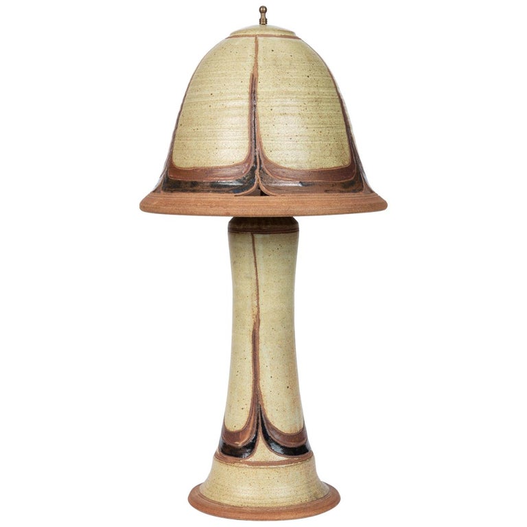 Studio Lamp with Ceramic Lamp Shade at 1stDibs | ceramic light shade ...