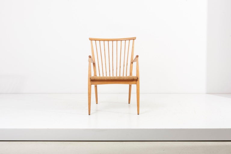 Studio Lounge Chair in Ash, Germany 1950s For Sale at 1stDibs