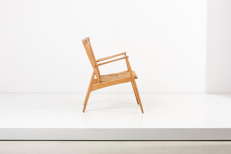 Studio Lounge Chair in Ash, Germany 1950s For Sale at 1stDibs
