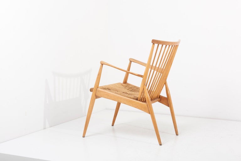 Studio Lounge Chair in Ash, Germany 1950s For Sale at 1stDibs