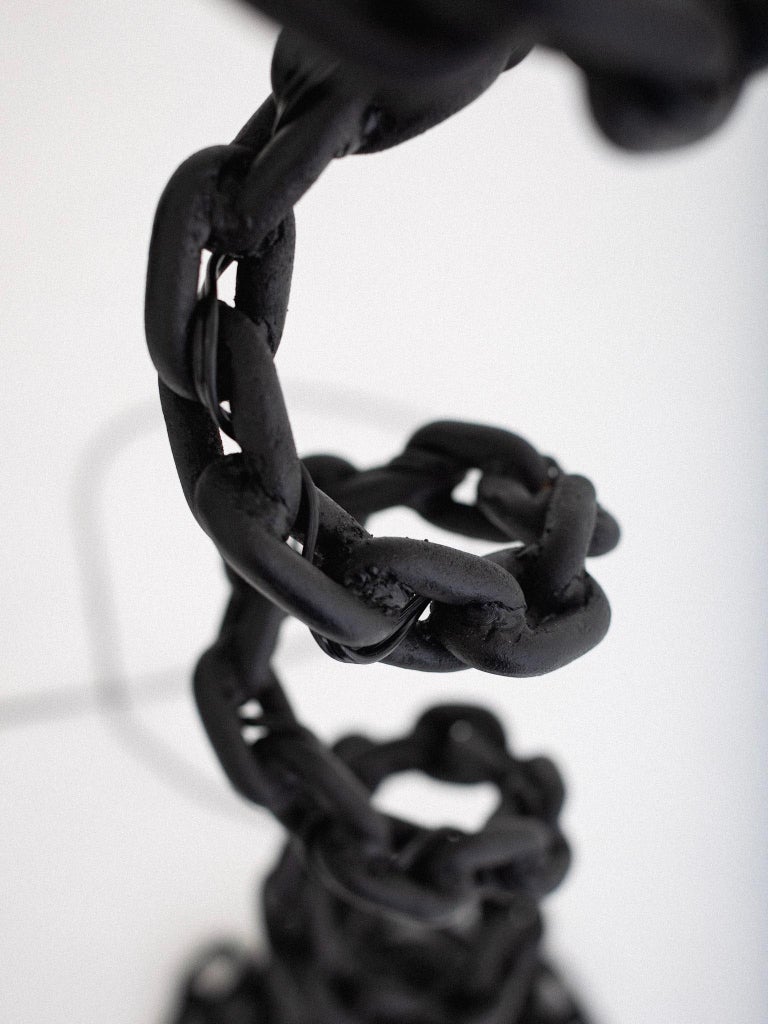 Studio Made Chain Link Floorlamp For Sale at 1stDibs