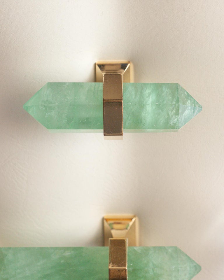 Studio Maison Nurita Fluorite Stone Cabinet Pull For Sale at 1stDibs