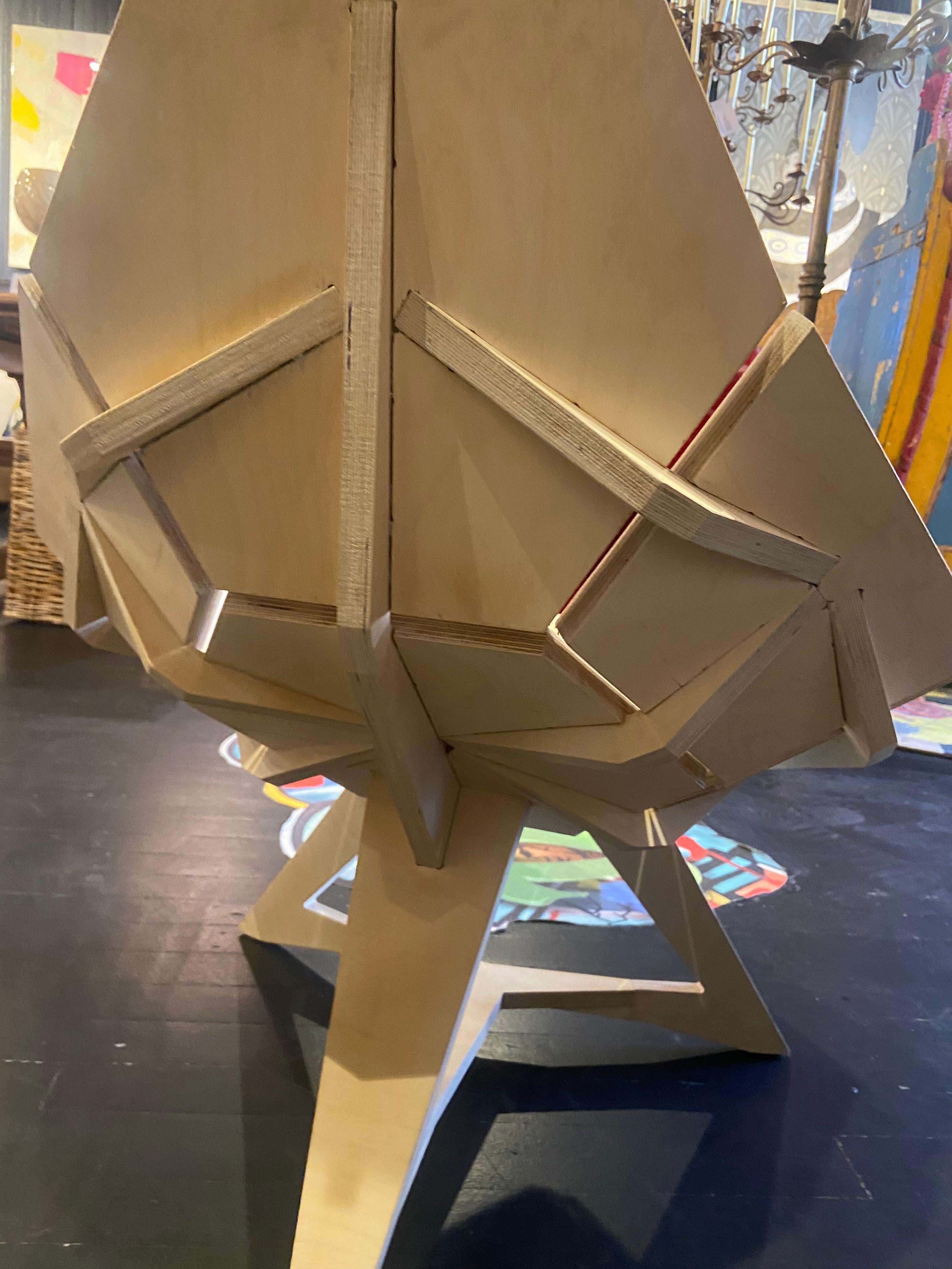 Studio Modan Prototype Cubist Chair For Sale at 1stDibs