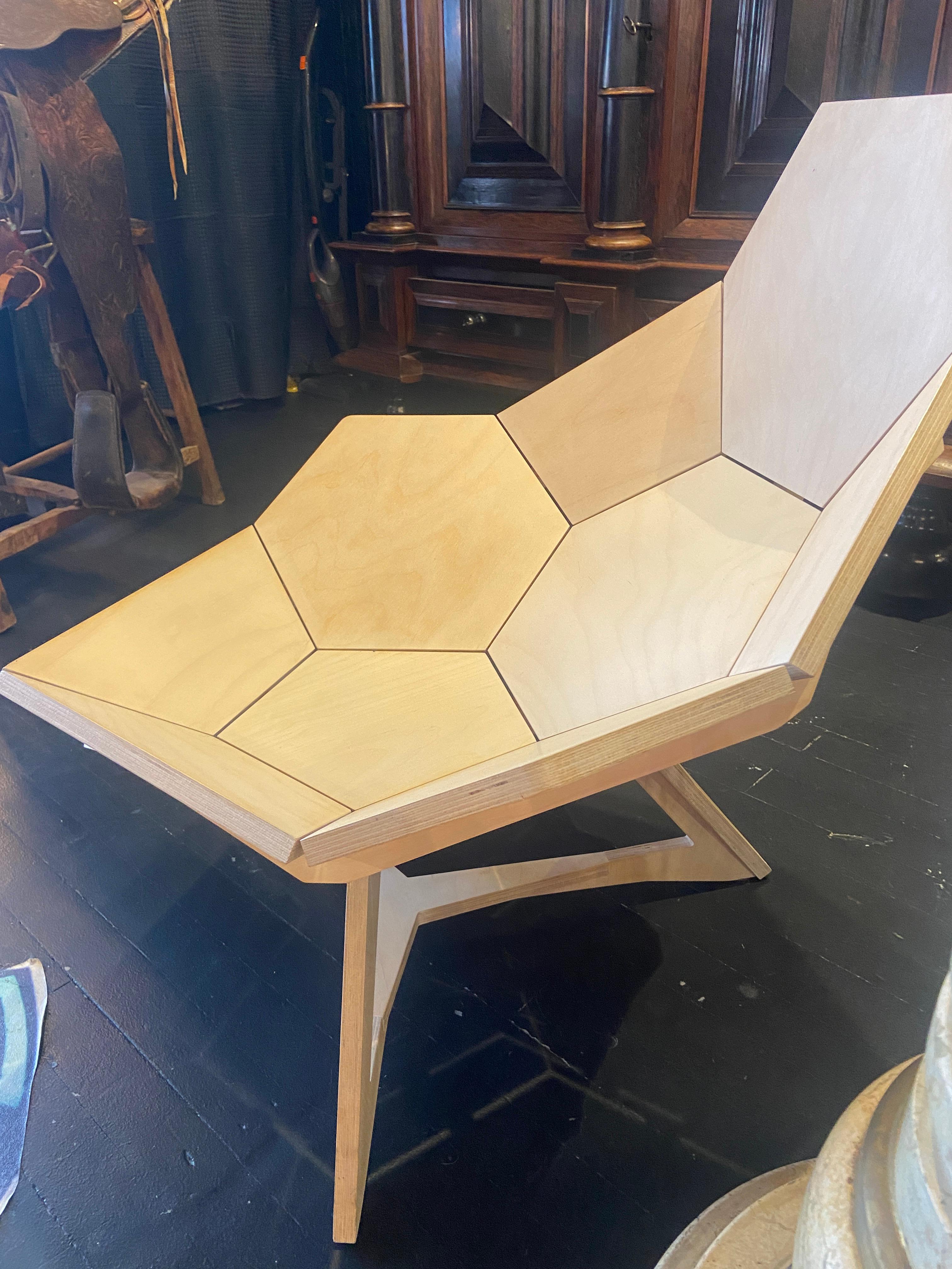 Studio Modan Prototype Cubist Chair For Sale at 1stDibs