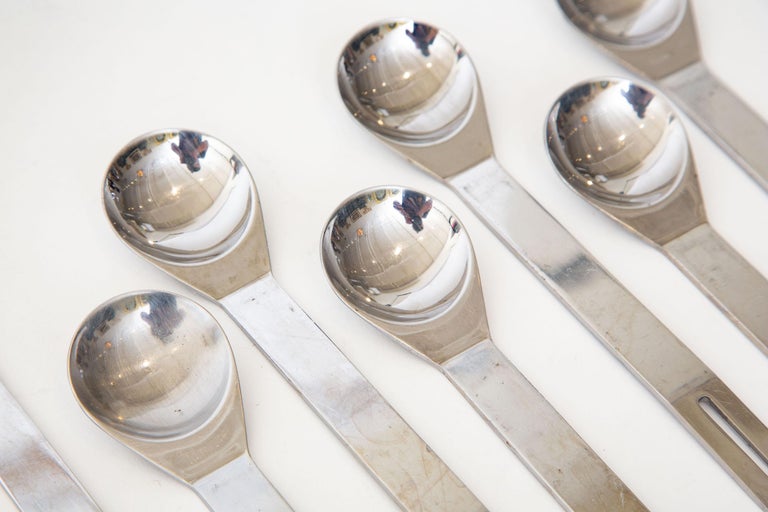 Studio Nova Stainless Steel Flatware Set of 6 at 1stDibs