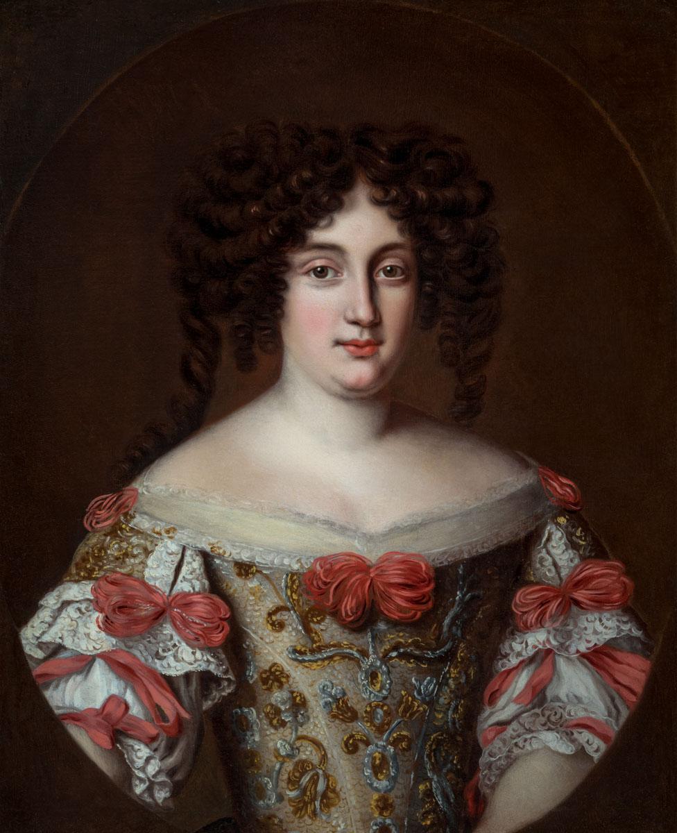 (Studio of) Jacob Ferdinand Voet - Portrait of a Lady, Maria Virginia ...