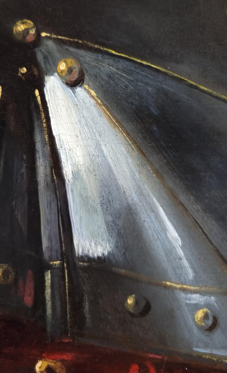 Studio of Louis Tocque - French Portrait of Gentleman wearing Armour ...