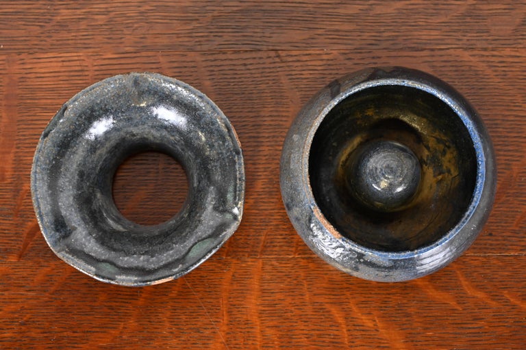 Studio Pottery Glazed Ceramic Ash Tray For Sale at 1stDibs