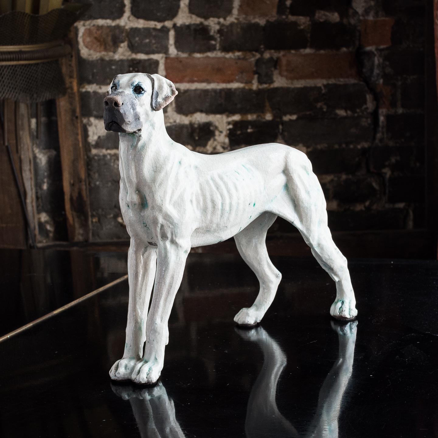 Studio Pottery Great Dane by Kesa Rudge at 1stDibs | pottery by dane