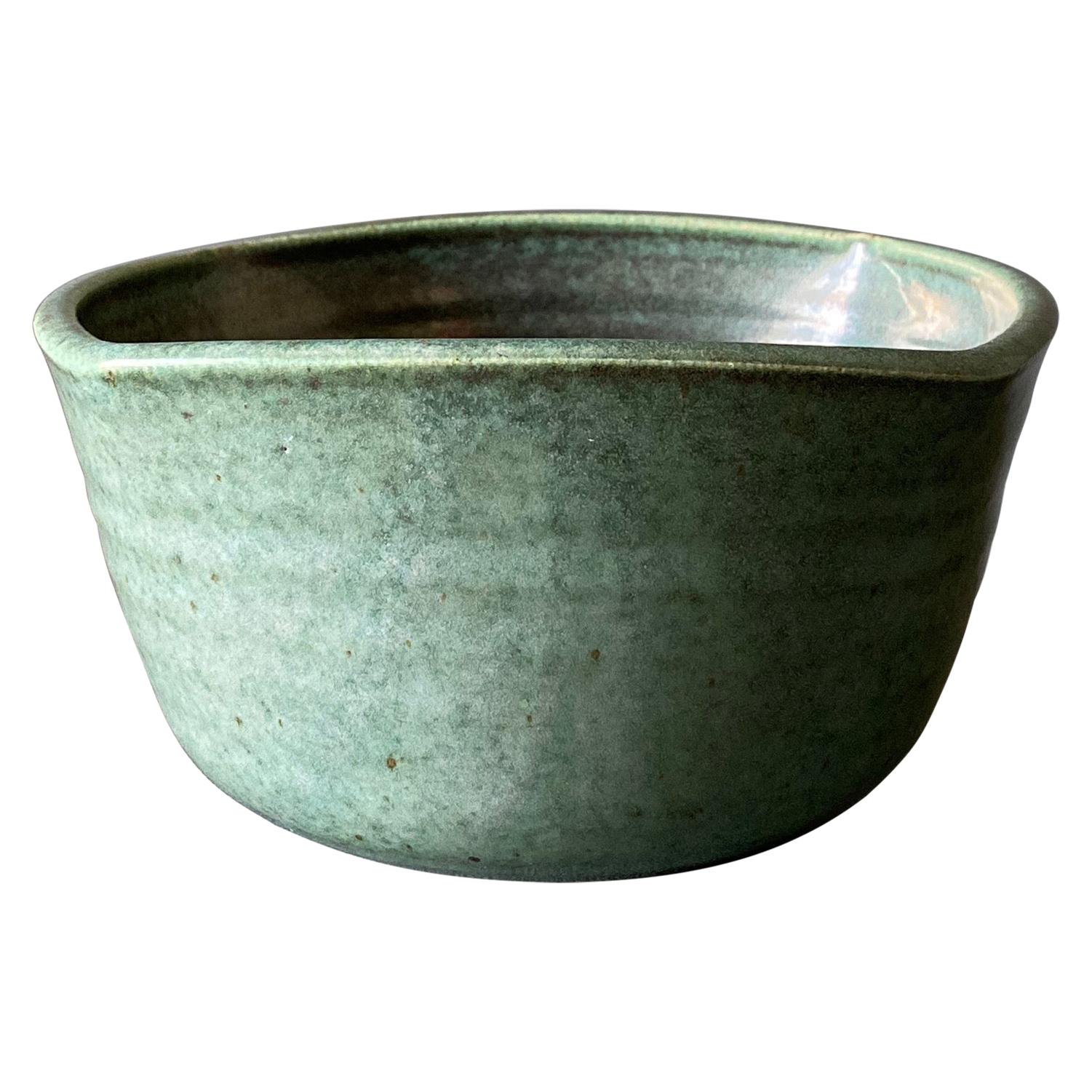 Organic Studio Art Pottery Ceramic by June Kapos with Interior "Rattle ...