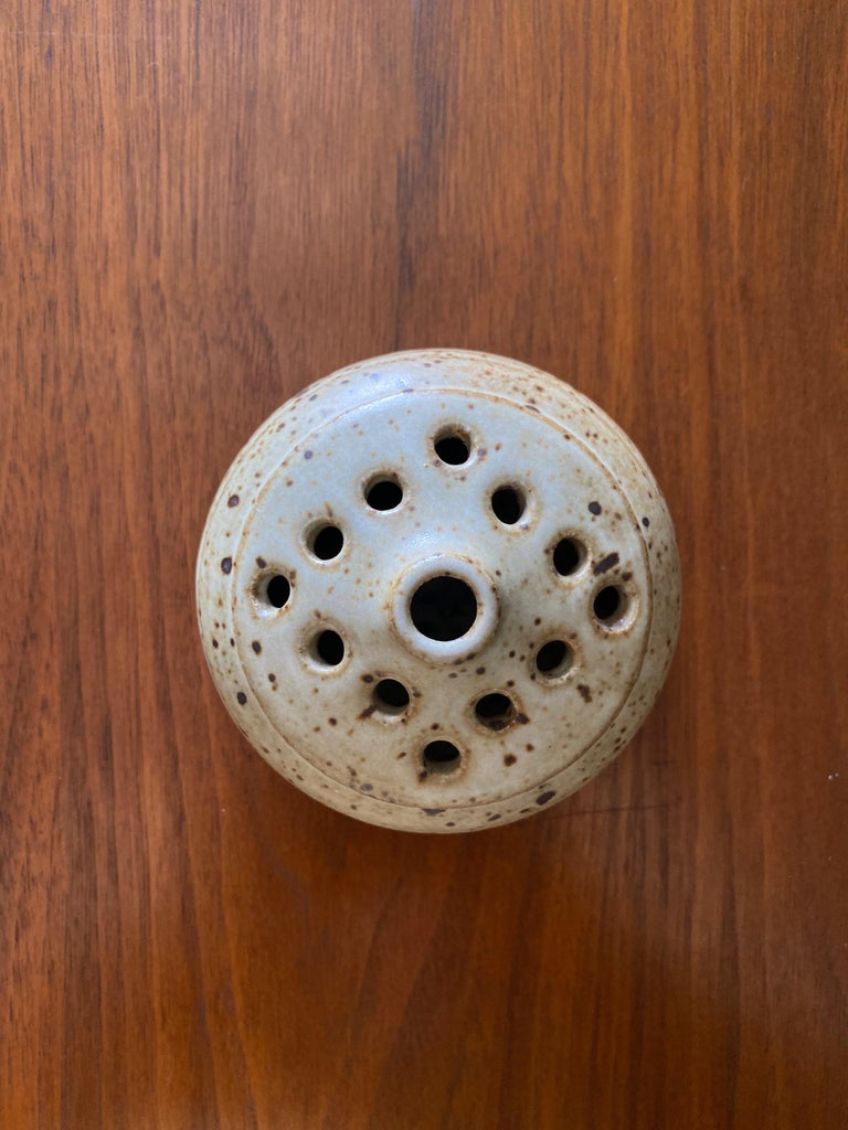 Studio Pottery Signed Weed Pot / Vase, circa 1970 For Sale at 1stDibs