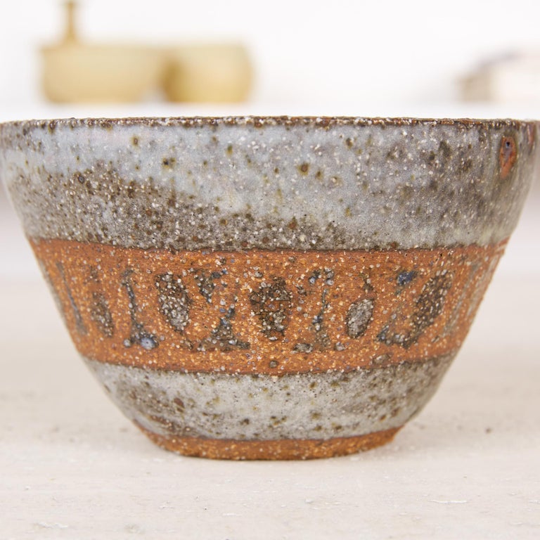 Studio Pottery Stoneware Bowl For Sale at 1stDibs