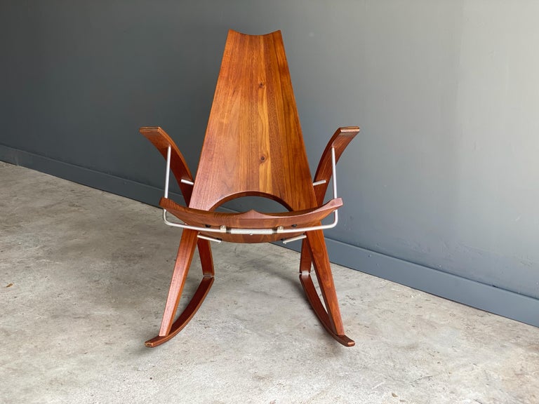 Studio Rocking Chair by Leon Meyer For Sale at 1stDibs
