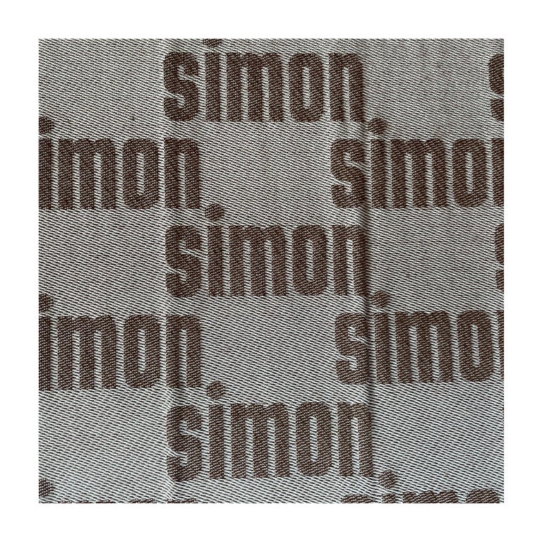 Studio Simon Black Wood and Azure Velvet Two-Seater “Simone” Sofa ...