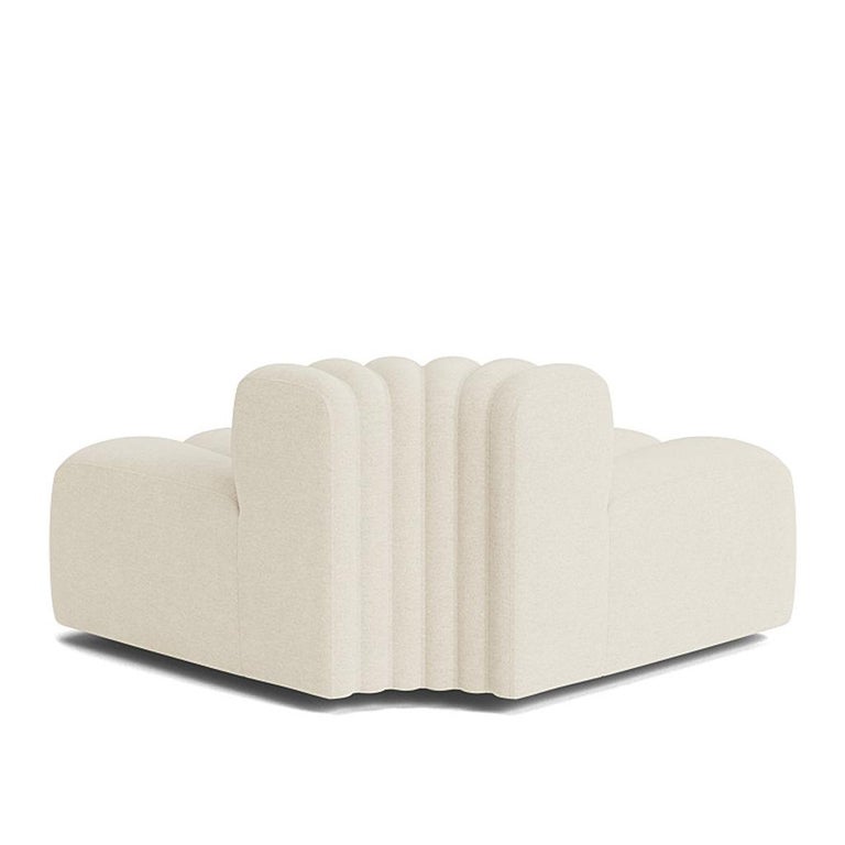 'Studio' Sofa by Norr11, Modular Sofa, Curve Module, White For Sale at ...
